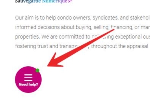 Unit reference description form - Montreal's pre-appraisal services